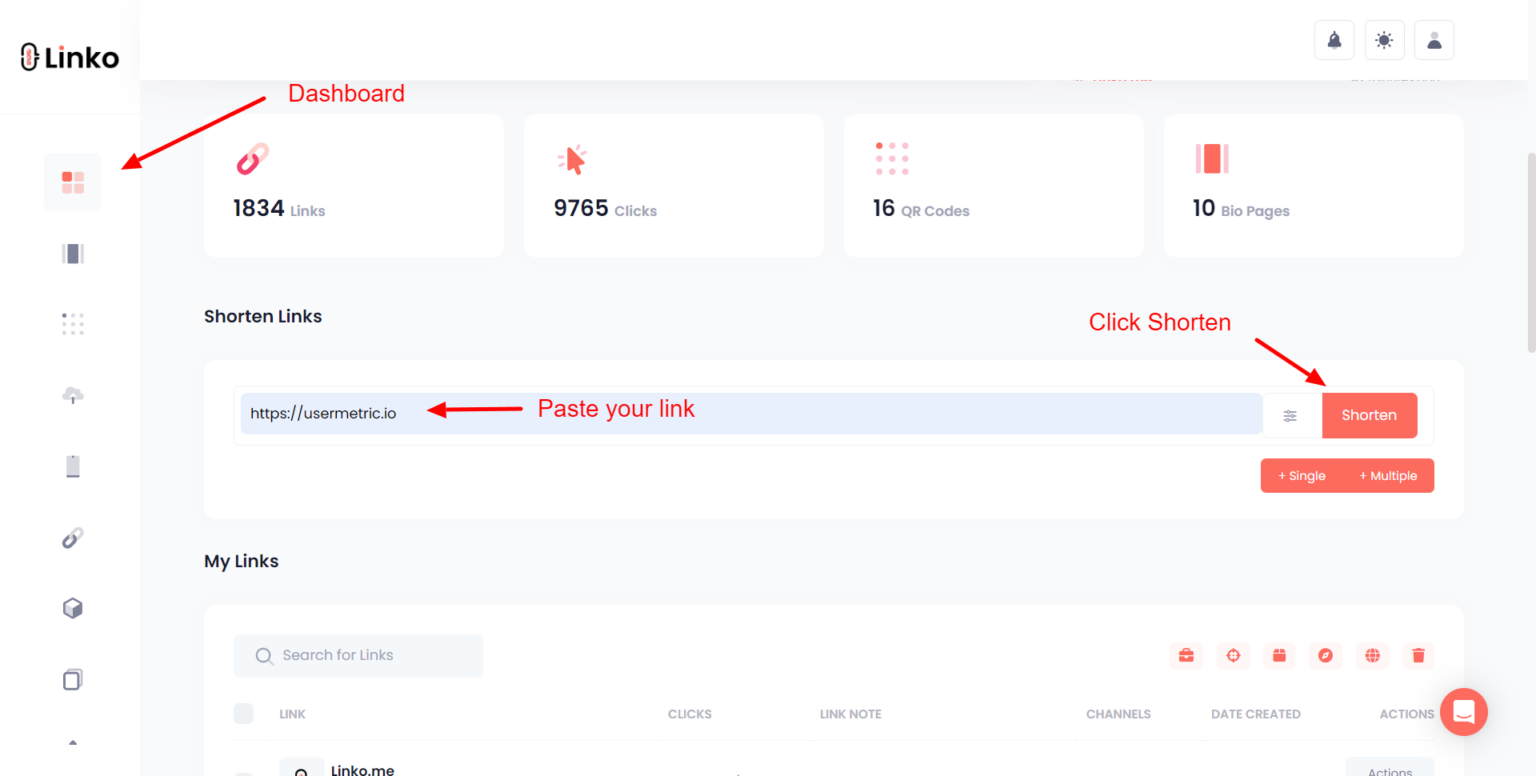 Free URL Shortener with Analytics and Click Tracking