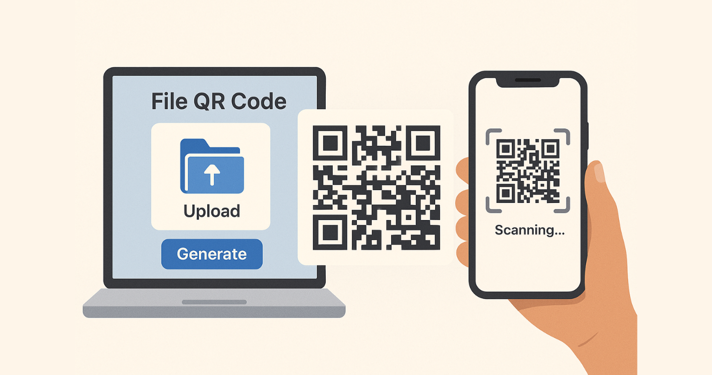 How To Create A File Qr Code Free File Qr Code Generator
