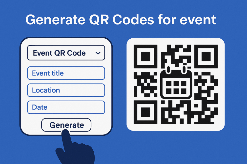 How to Generate a QR Code For Event - Free Event QR Code
