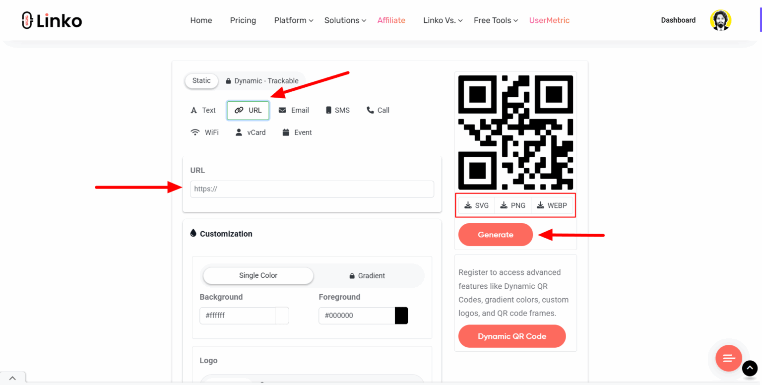 How to Make a QR Code for Website Link – Free URL QR Code