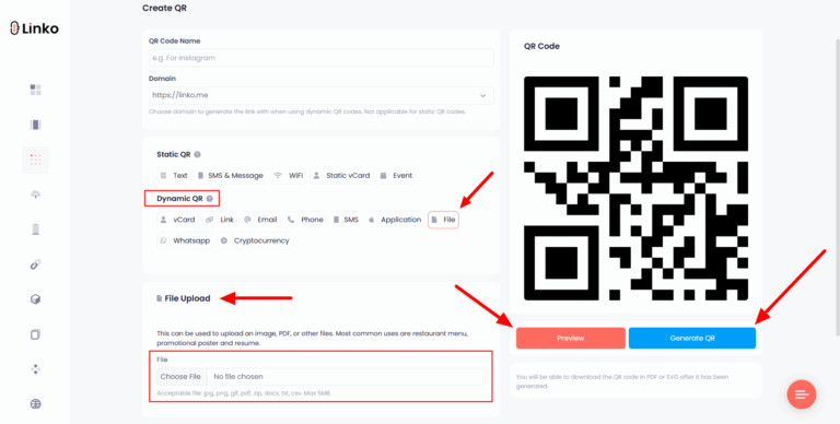 How to Create a File QR Code – Free File QR Code Generator
