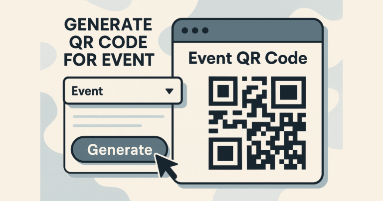 How to Generate a QR Code For Event - Free Event QR Code