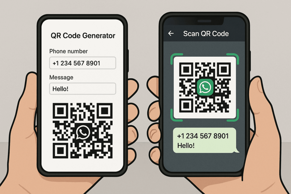 How to Create a WhatsApp QR Code - Free QR Code For WhatsApp